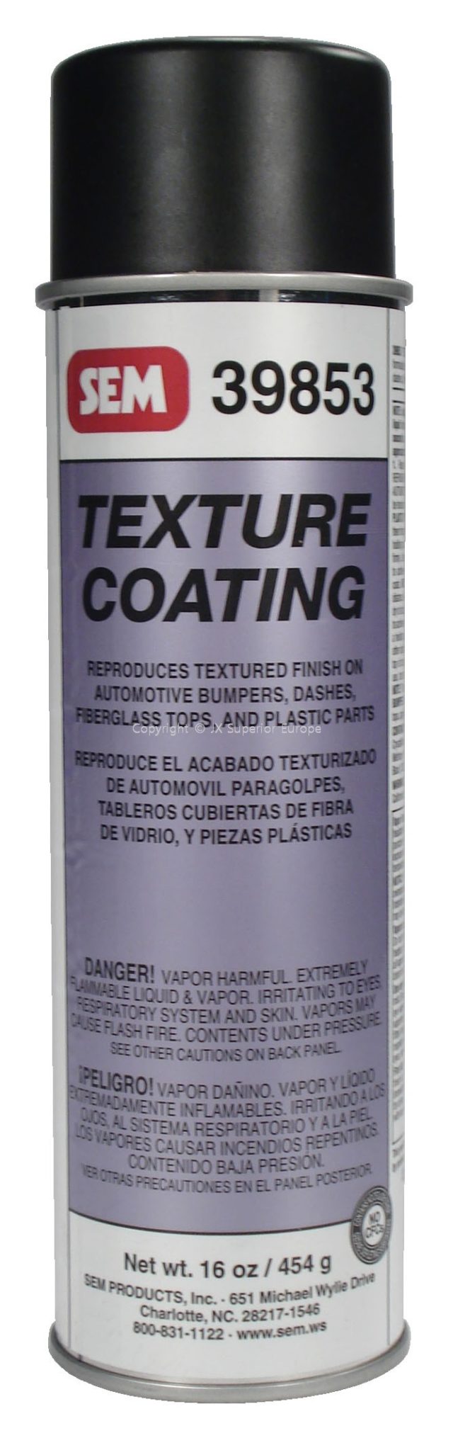 SEM Black Texture Coating Aerosol - 39853 - Superior Restoration