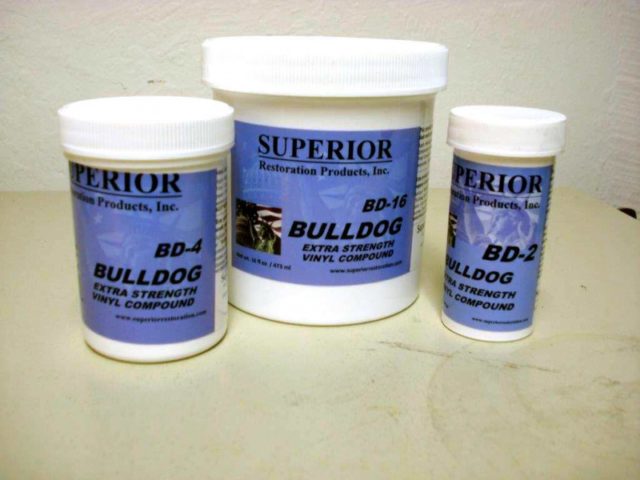 4 oz Bulldog Vinyl Repair Compound - BD-4 - Superior Restoration