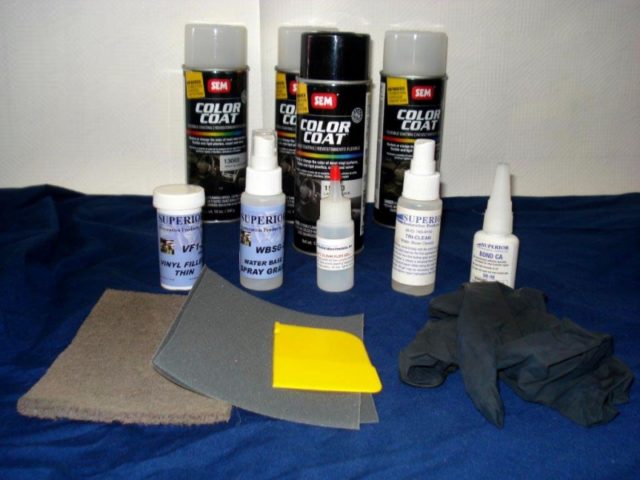 Do-It-Yourself-Vinyl Repair Kit for cat scratches and flaking - VRK-R ...