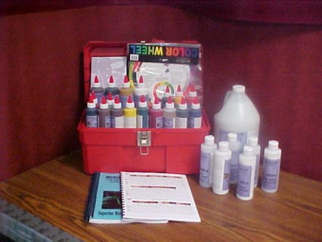 Complete Water Base Pigment Color Matching Kit w/Formulas & New Color ...