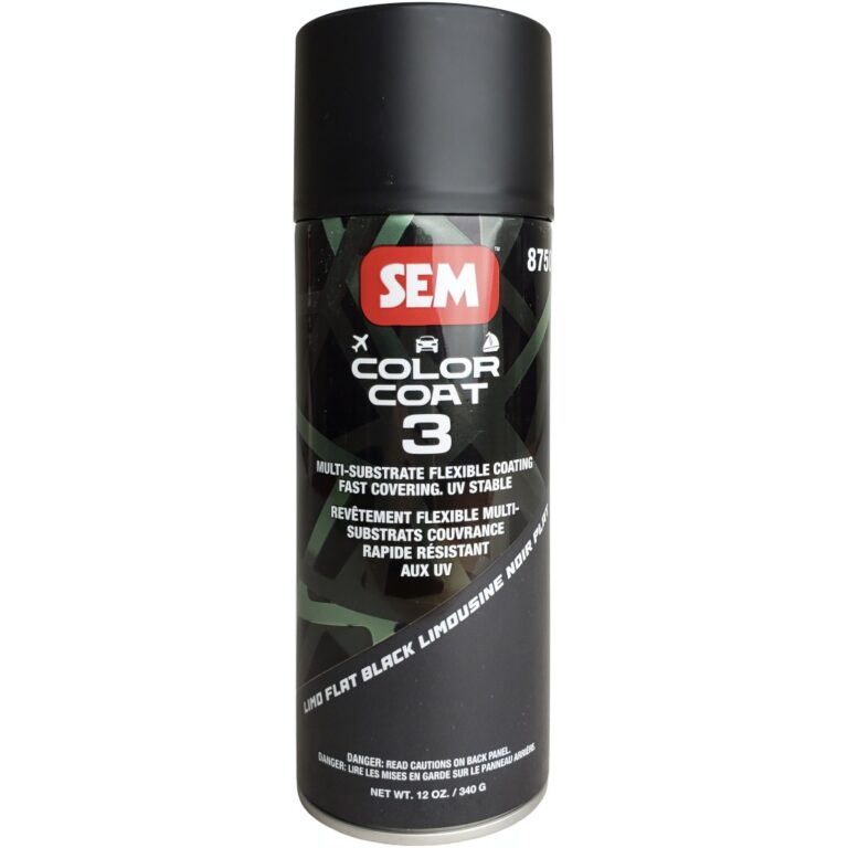 SEM 87503 - Limo Flat Black Color Coat 3 Aerosol